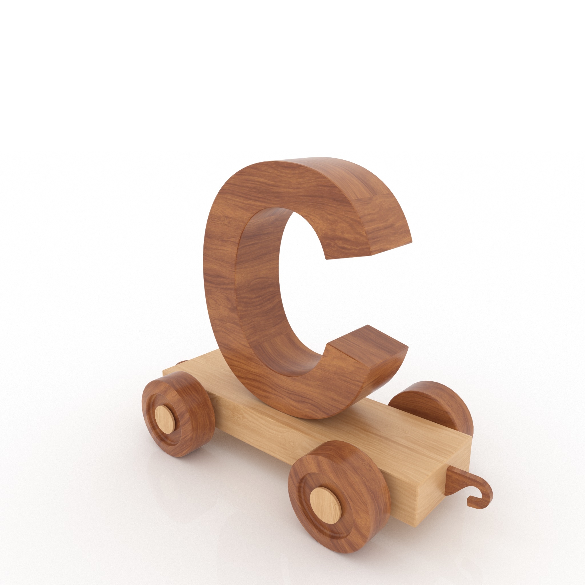 3D model letter c car - TurboSquid 1559537