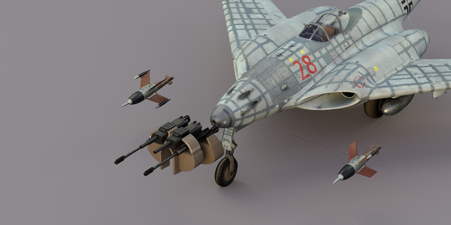 Deutscher Me 262 HG 3 Jäger 3D-Modell - TurboSquid 1559634