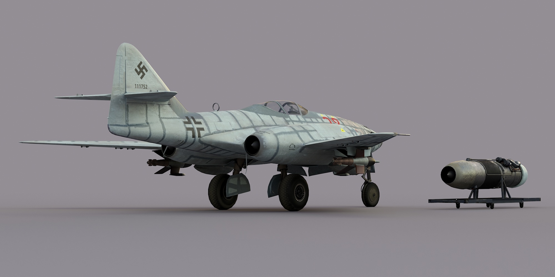 Deutscher Me 262 HG 3 Jäger 3D-Modell - TurboSquid 1559634