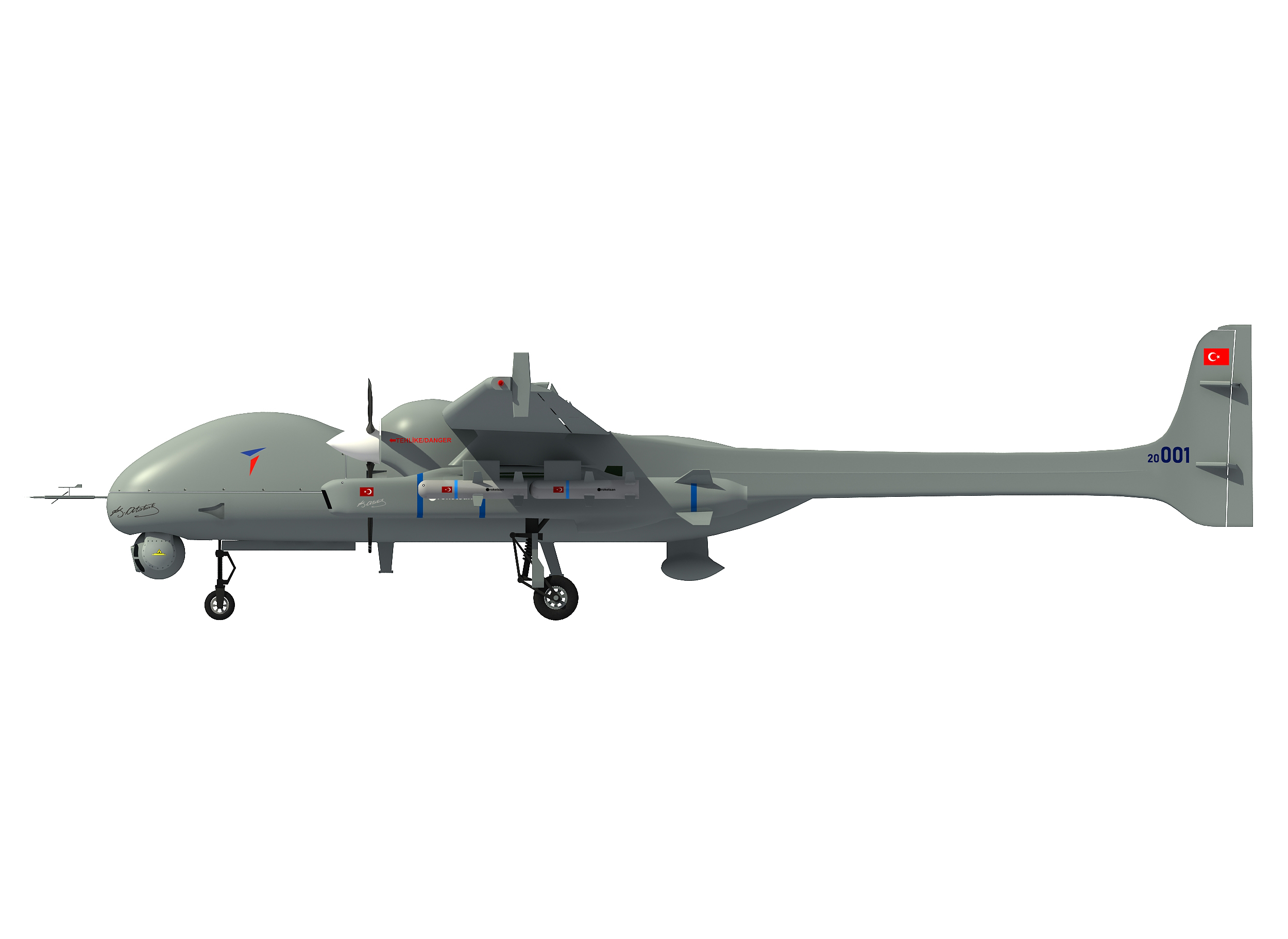 Tai aksungur vehicle uav 3D model - TurboSquid 1559633