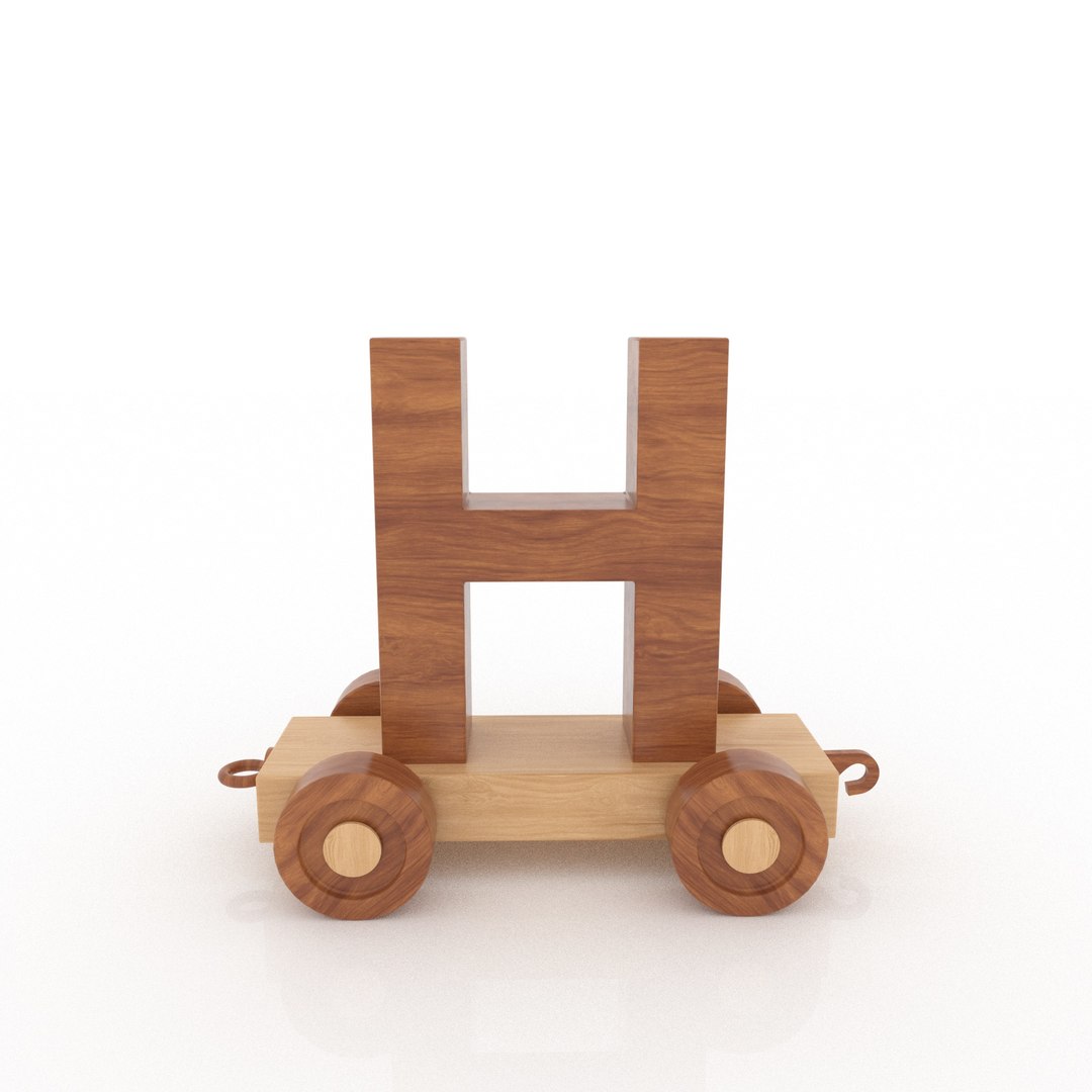 3D letter h car - TurboSquid 1559617