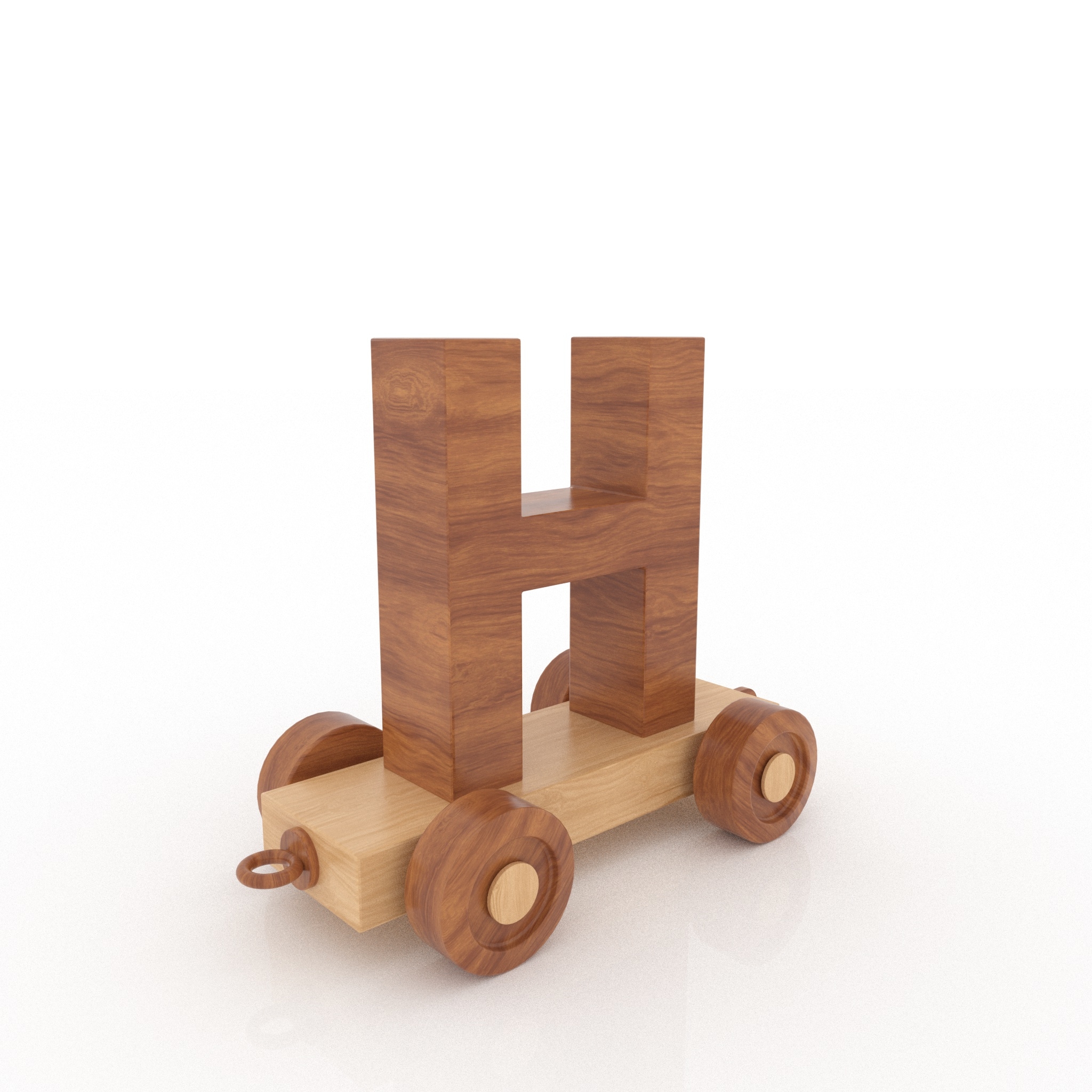 3D letter h car - TurboSquid 1559617