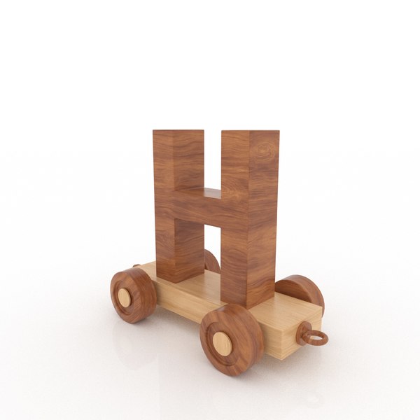 3D letter h car - TurboSquid 1559617