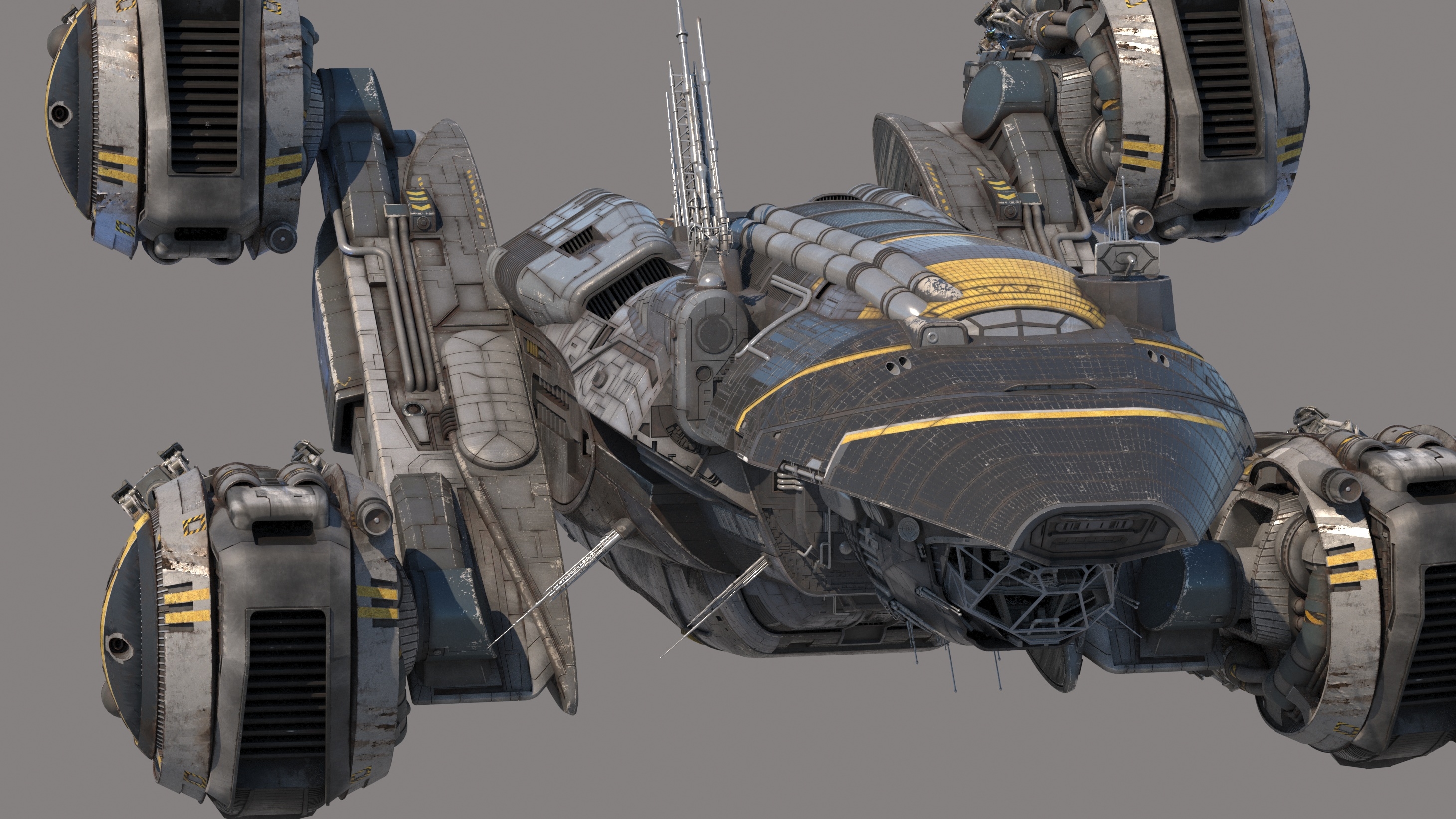 3D prometheus spaceship pro 2020 model - TurboSquid 1559690