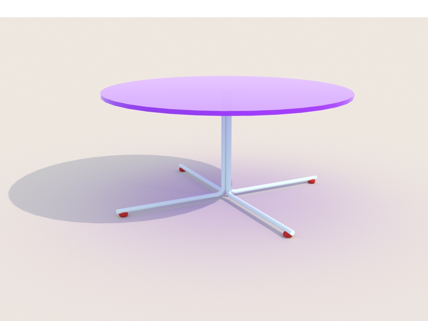 3D model simple circle table - TurboSquid 1559733
