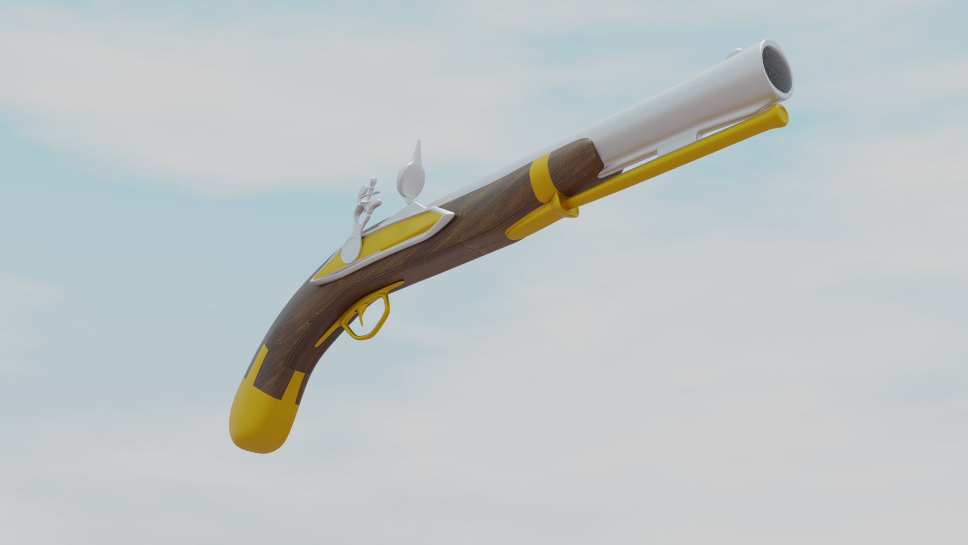 3D flintlock flint lock model - TurboSquid 1559718