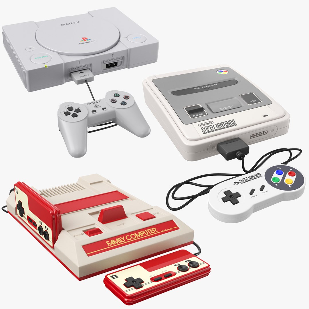 Classic consoles 3D model - TurboSquid 1559777