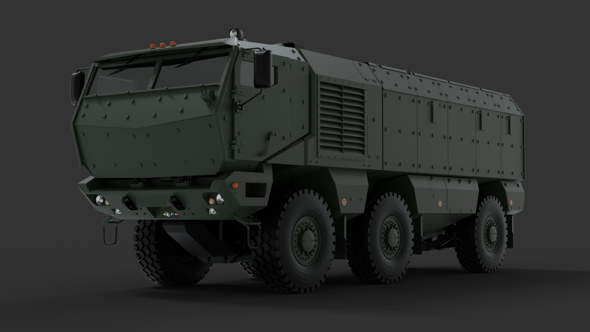 Prototype kamaz typhoon 3D model - TurboSquid 1559810