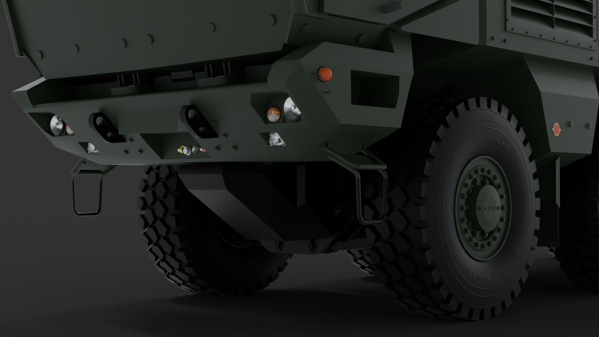 Prototype kamaz typhoon 3D model - TurboSquid 1559810