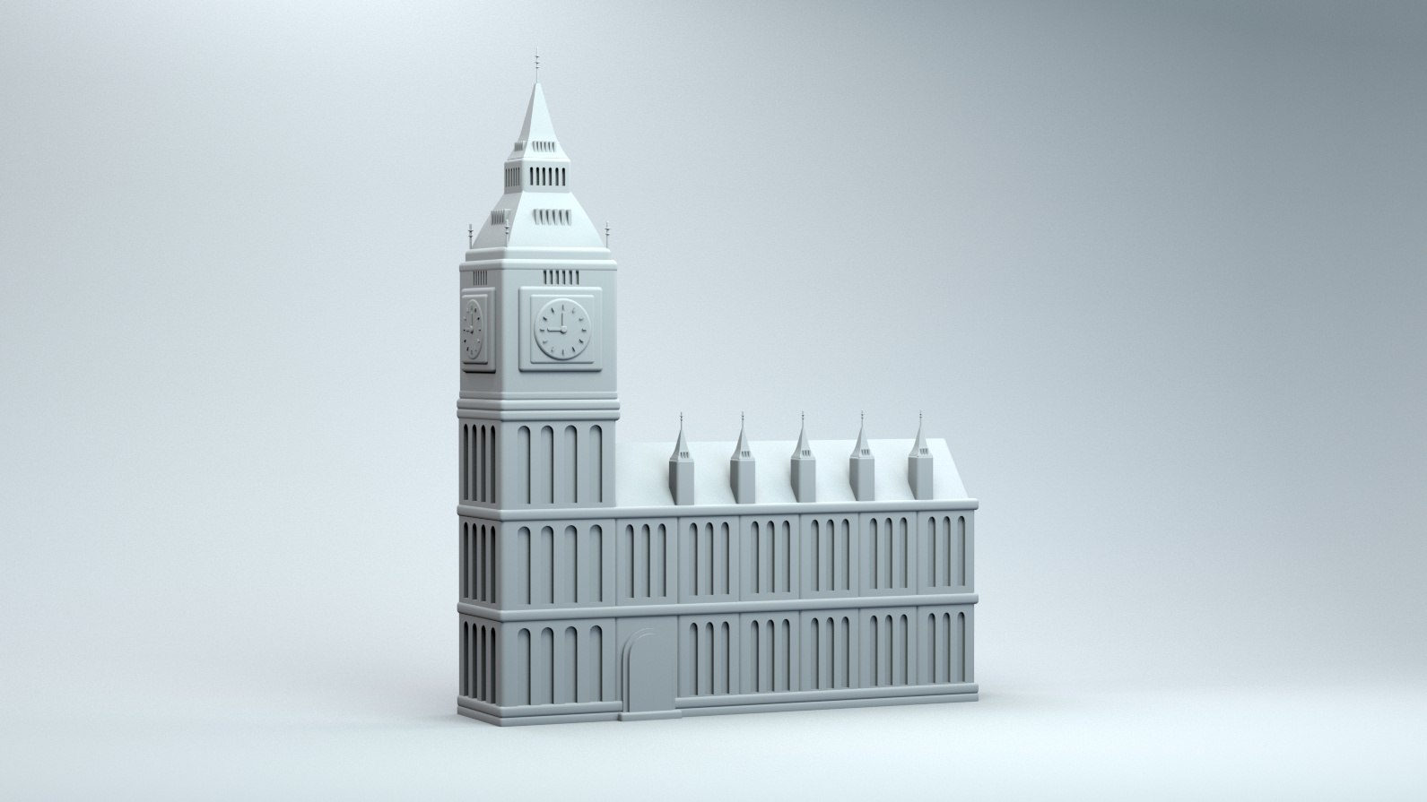 3D Big Ben - Low Poly Asset des Parlaments 3D-Modell - TurboSquid 1559848
