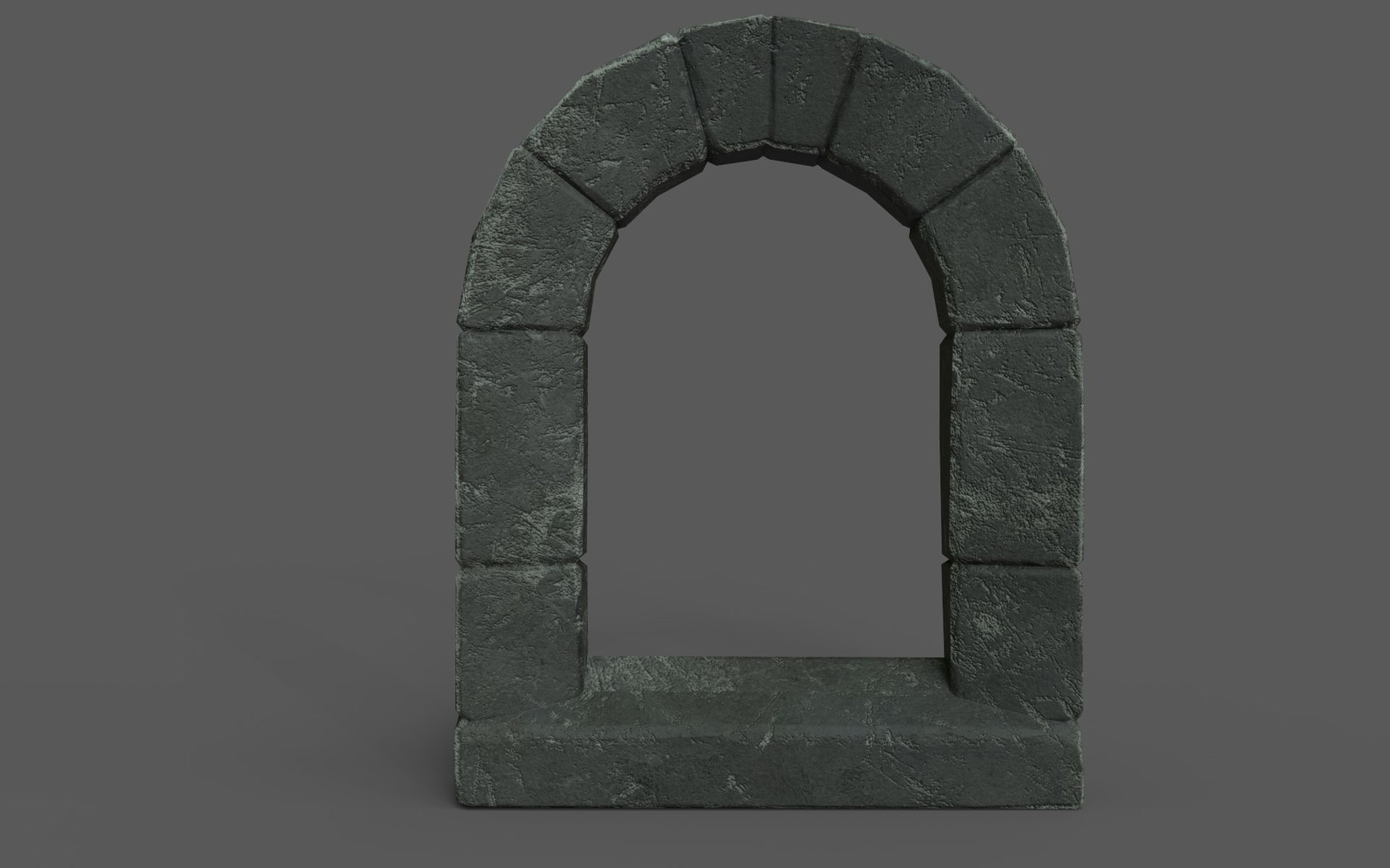 3D medieval stone window - TurboSquid 1559853
