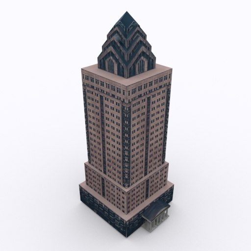 Saidah tower menara 3D model - TurboSquid 1560089