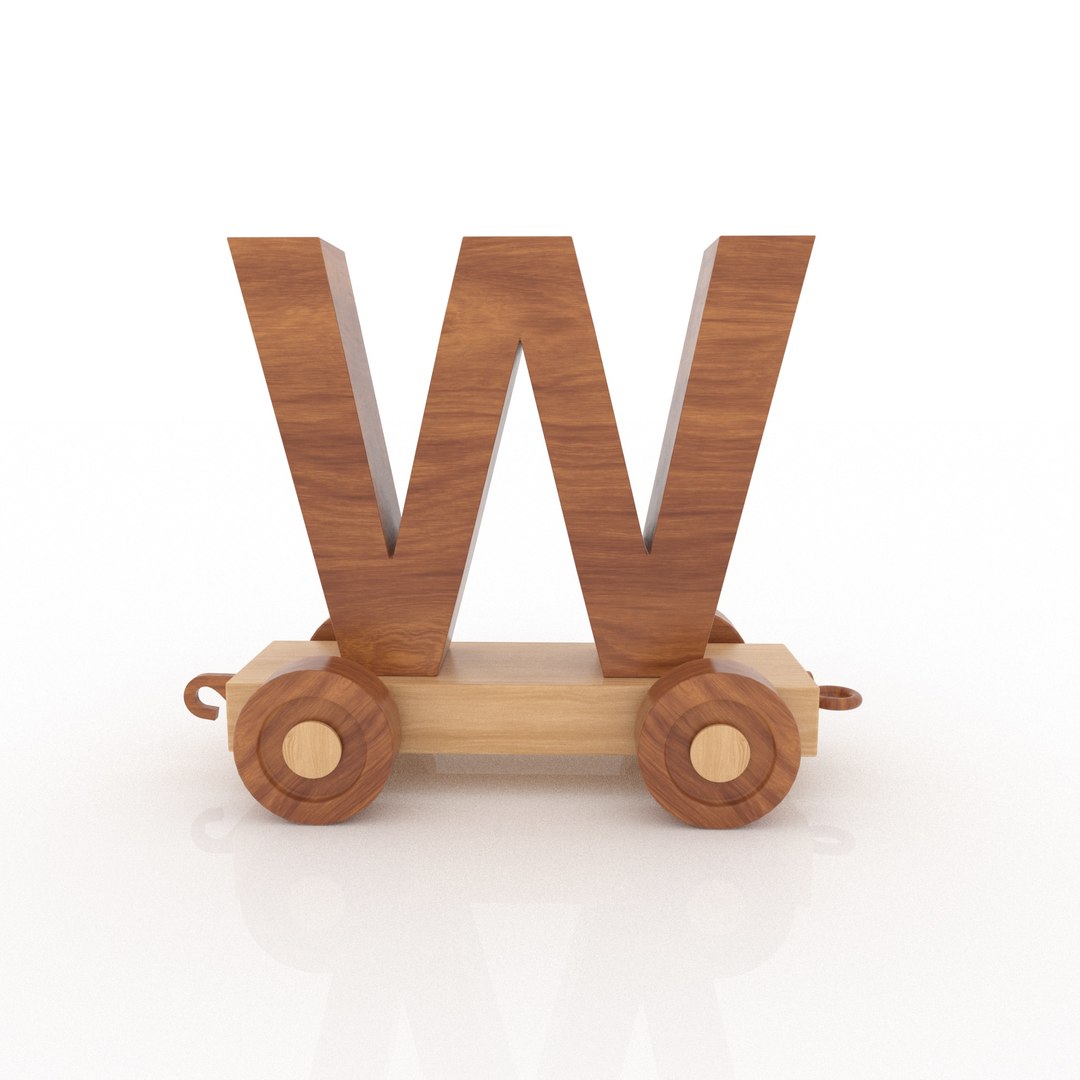 Letter w car 3D model - TurboSquid 1560192