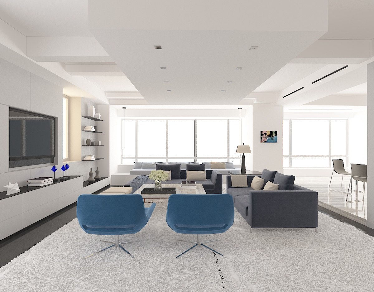 Home interior modern 3D model - TurboSquid 1560715