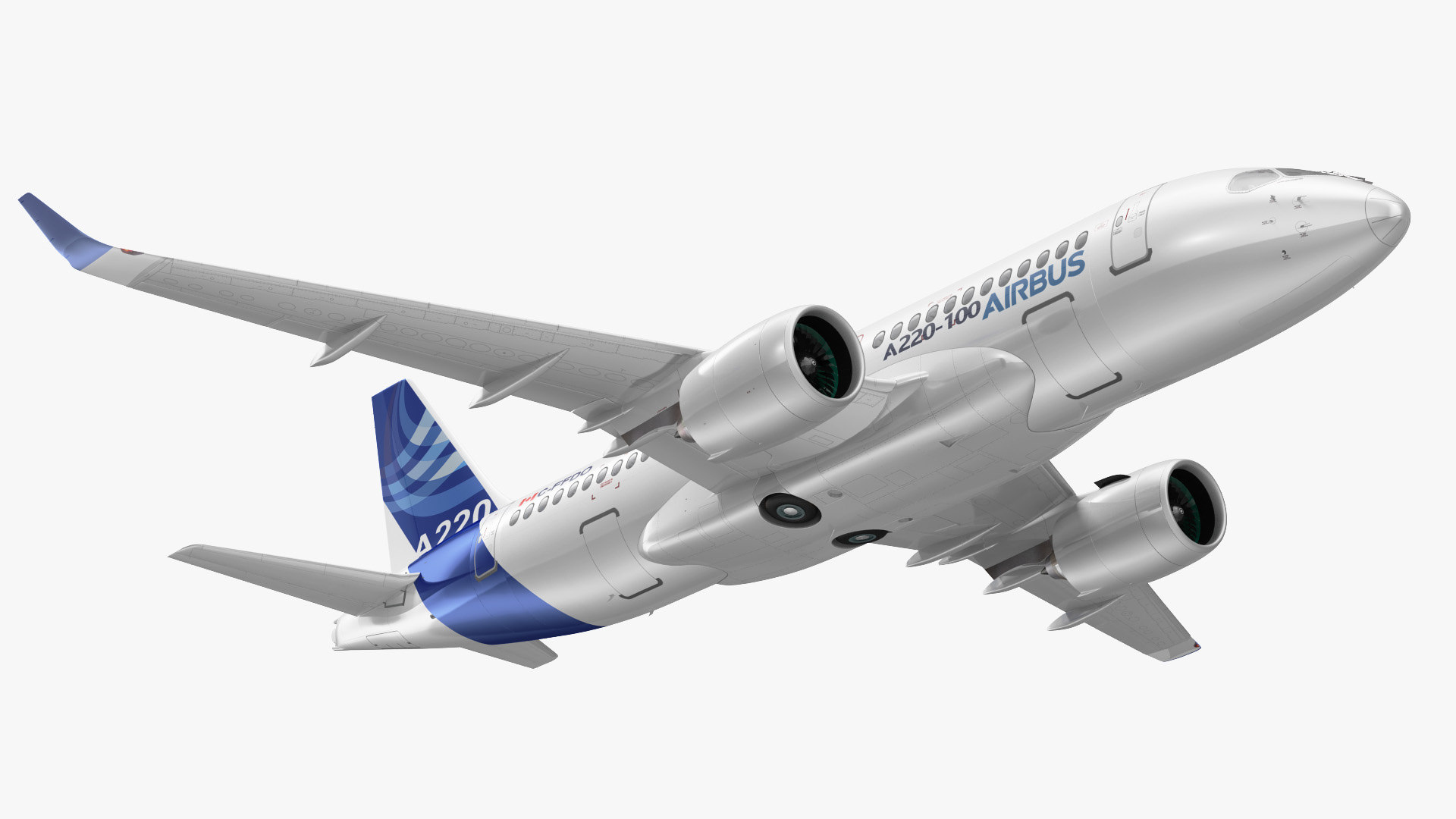 3D model airbus a220 100 interior - TurboSquid 1560719