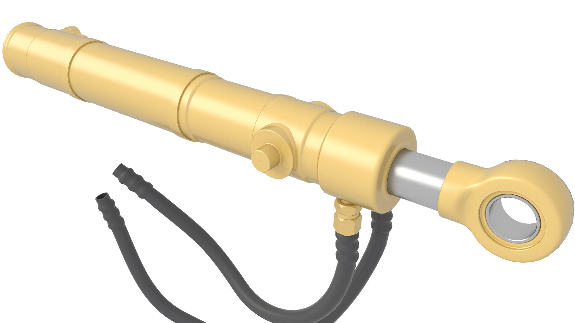 3D hydraulic piston model - TurboSquid 1561365