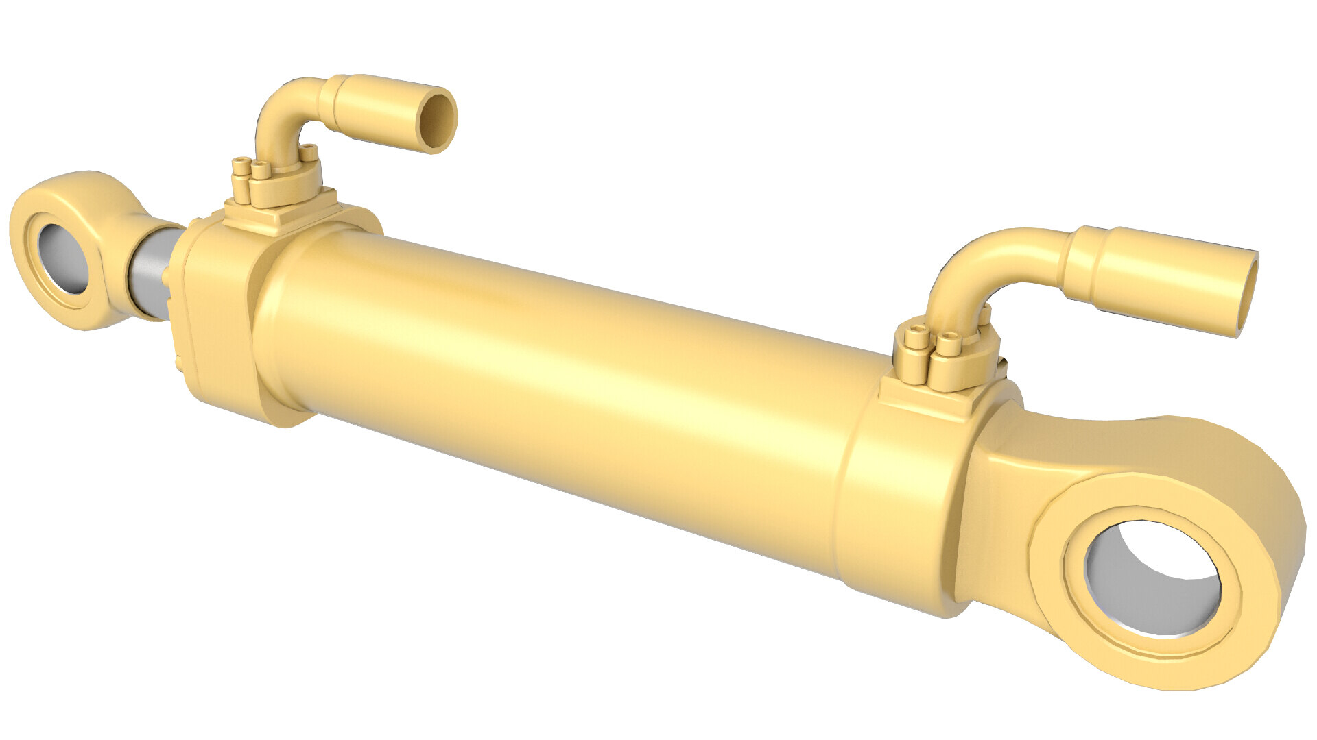 Hydraulic piston model - TurboSquid 1561357