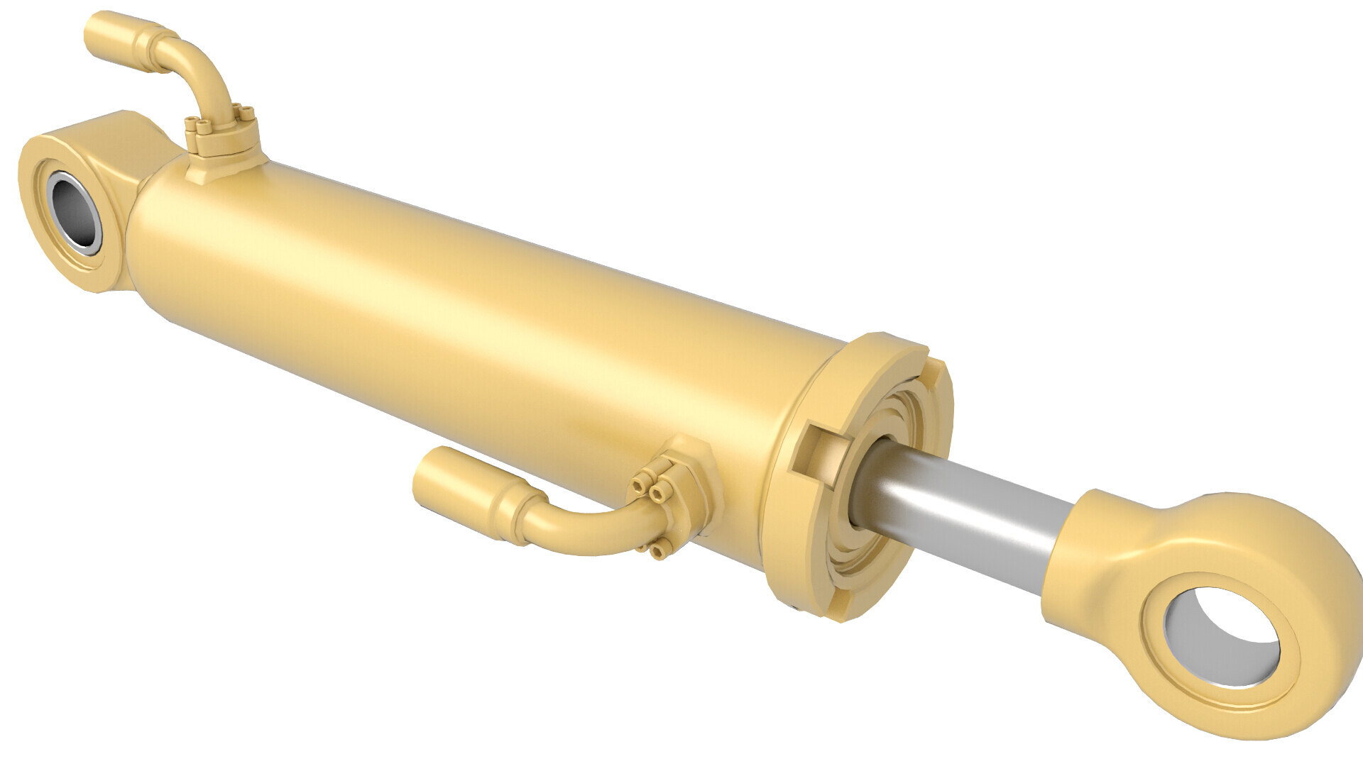 3D hydraulic piston model - TurboSquid 1561360