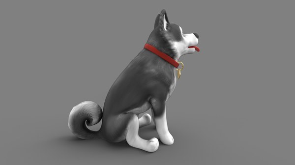 3D cartoon dog sitting animations - TurboSquid 1560950