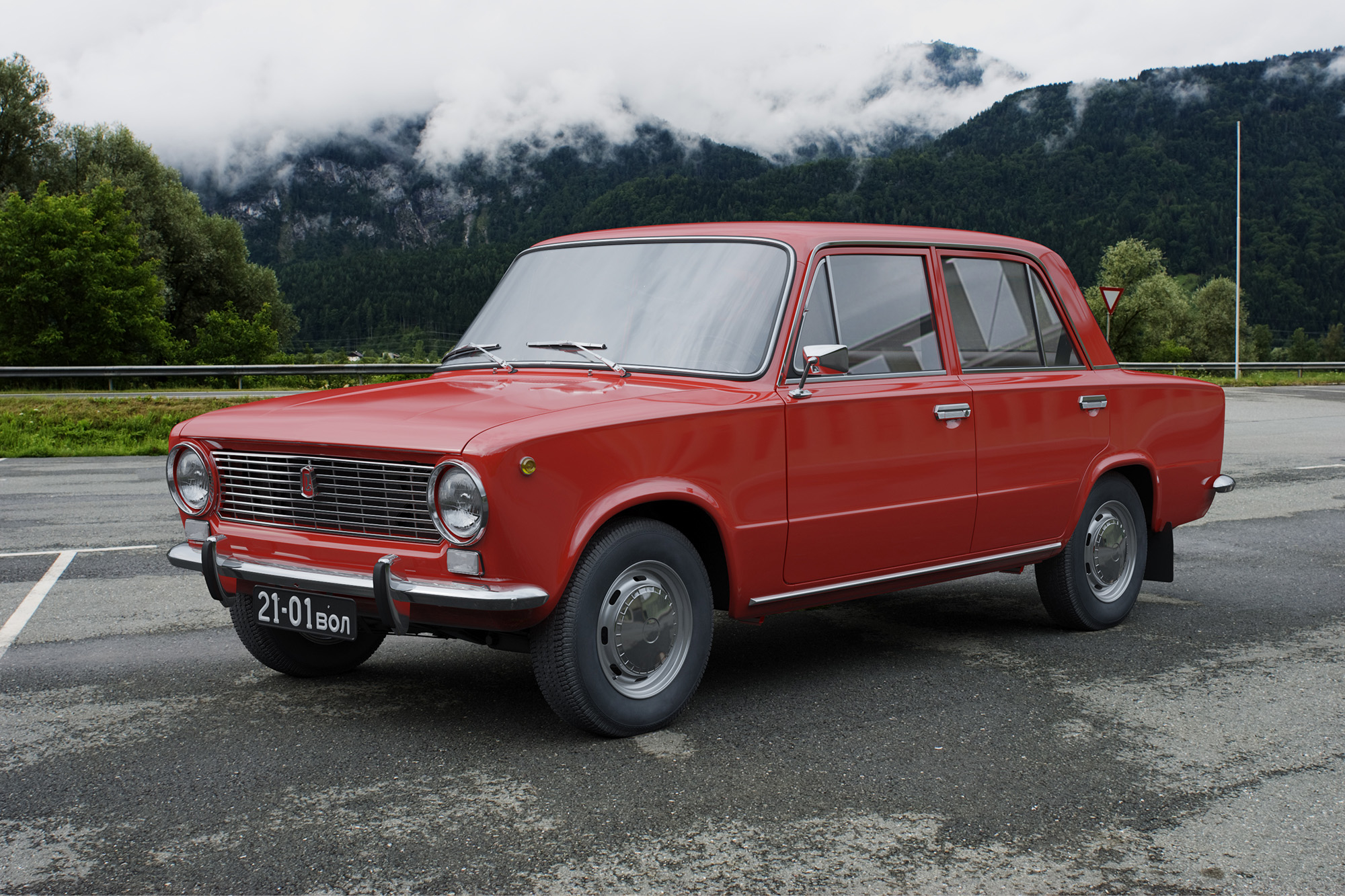 VAZ-2101 Zhiguli 1970 lada Modelo 3D - TurboSquid 1561057