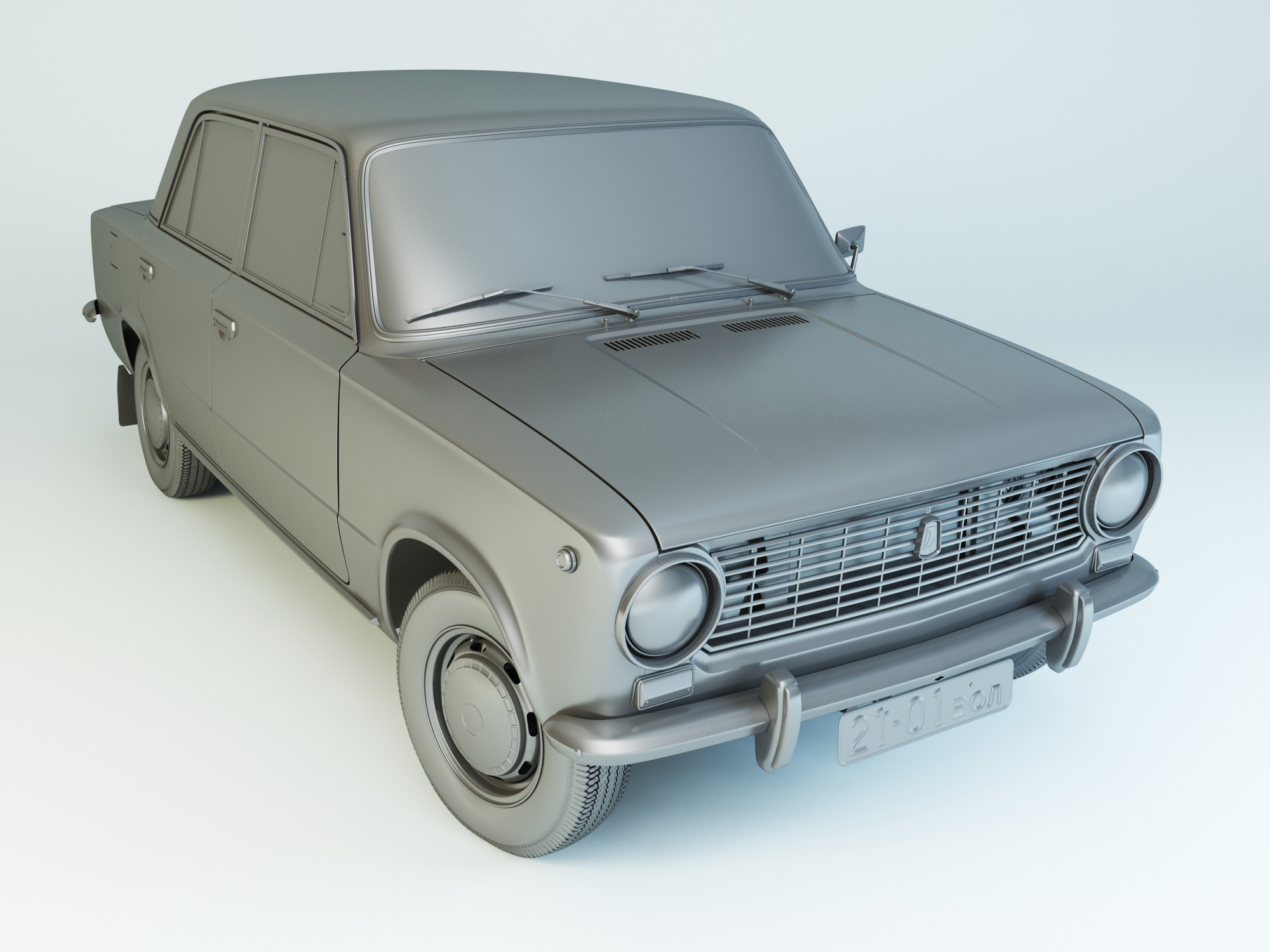 VAZ-2101 Zhiguli 1970 lada Modelo 3D - TurboSquid 1561057