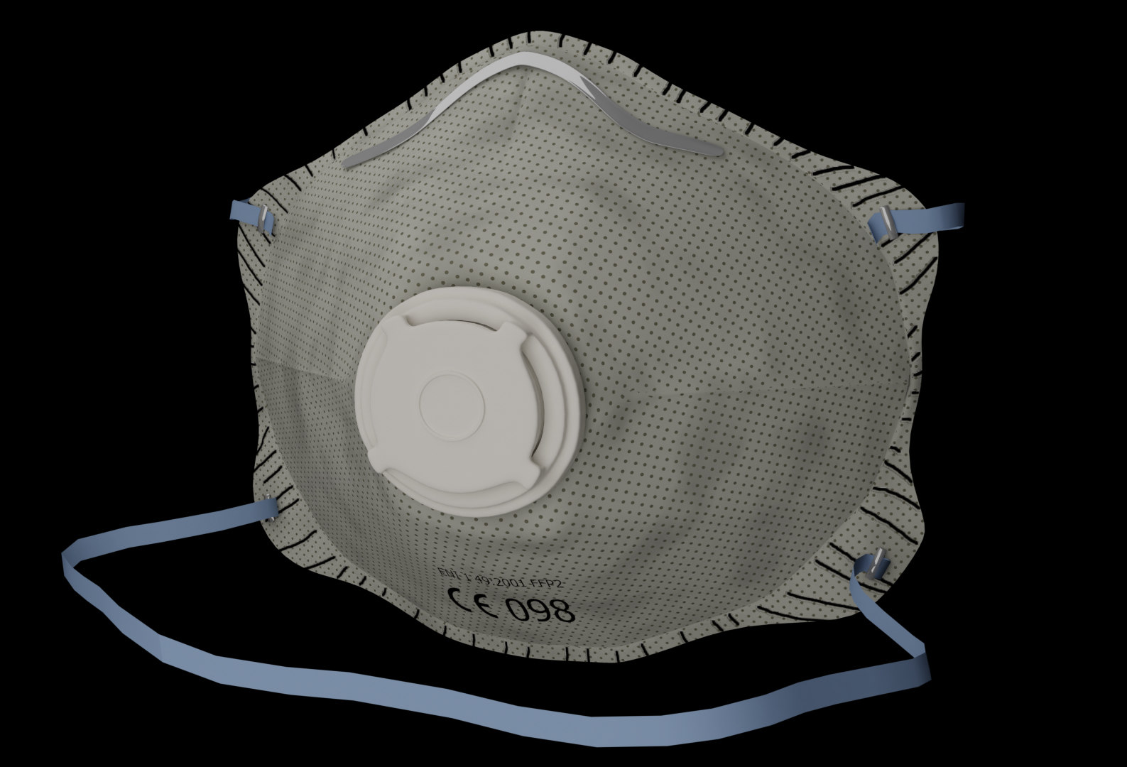 Ffp2 mask model - TurboSquid 1561297