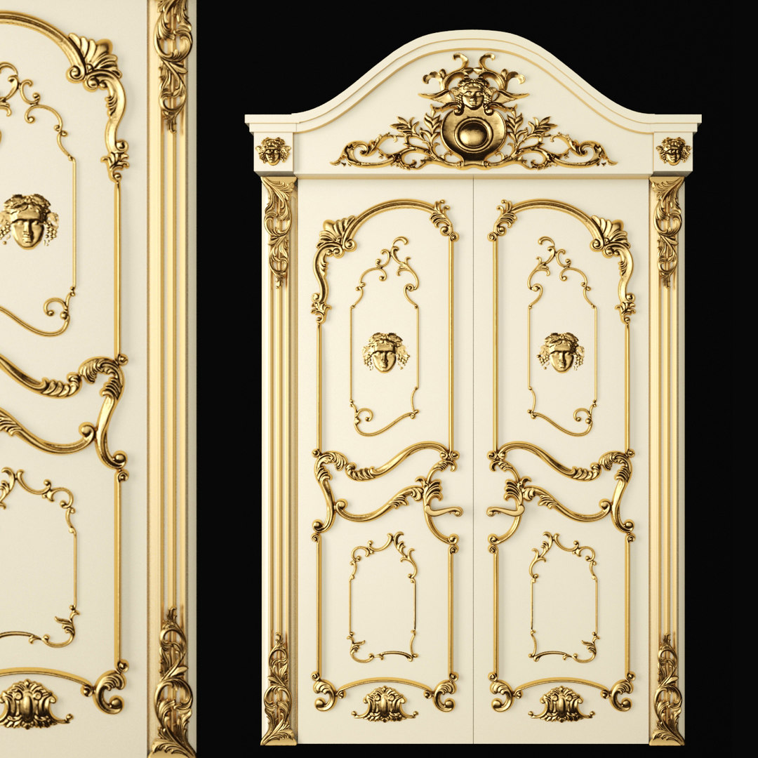 3D luxury classic baroque carved model - TurboSquid 1561280