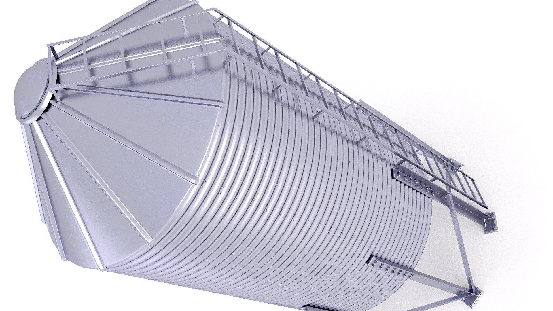 3D silo model - TurboSquid 1525696