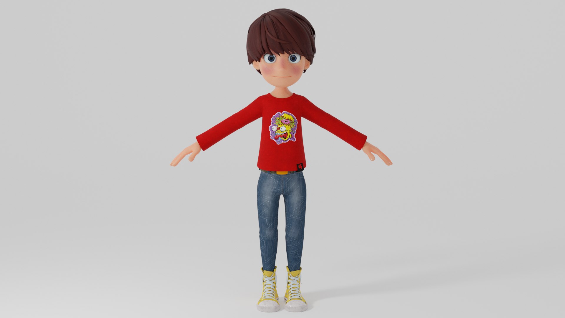 3D young boy - TurboSquid 1556059