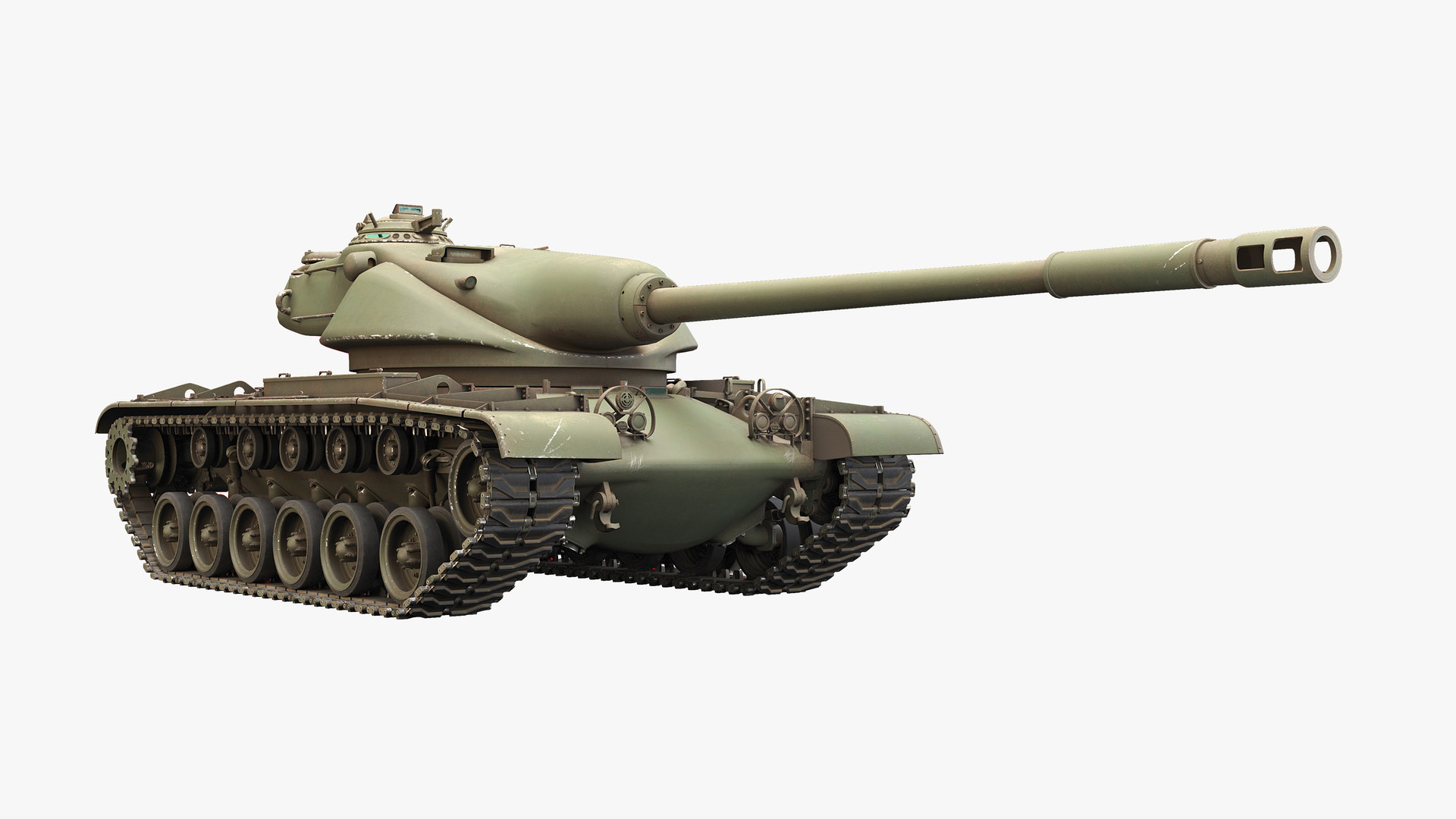 3D model t54e1 tank - TurboSquid 1561555