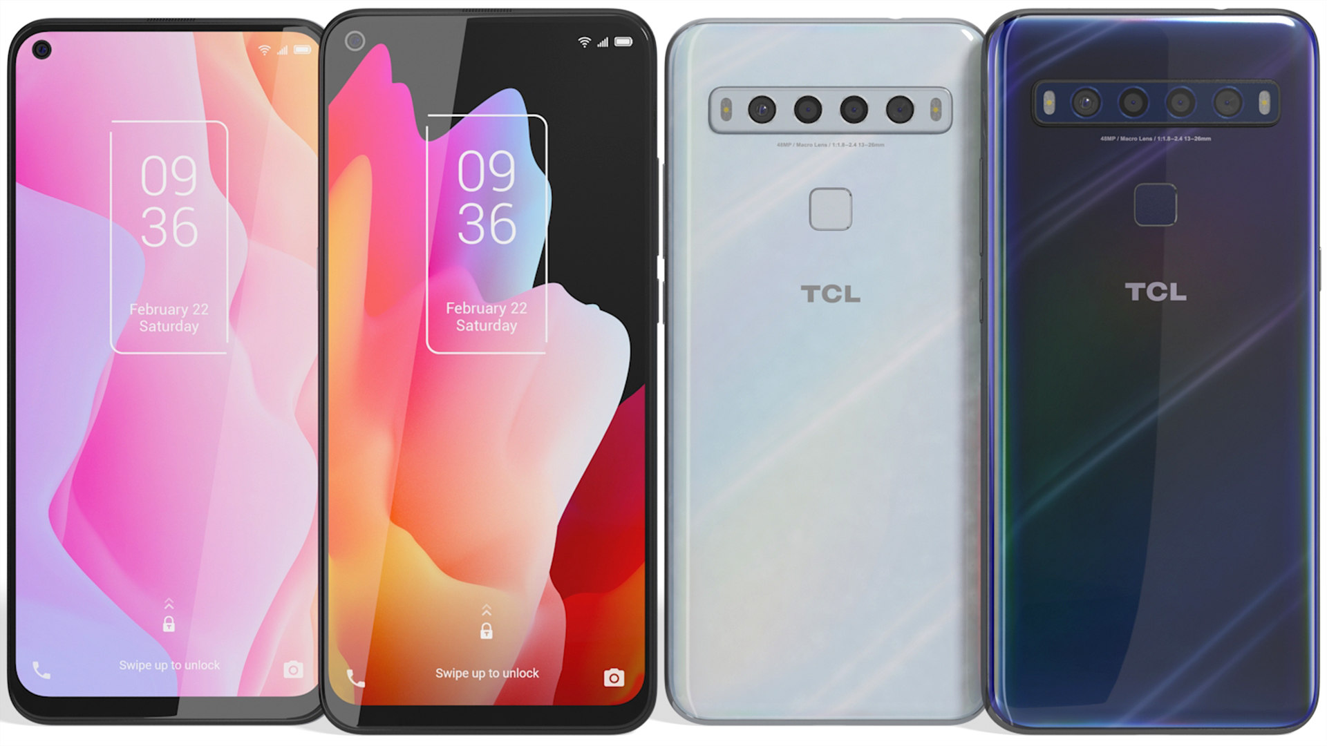 3D model realistic tcl 10l blue - TurboSquid 1561692