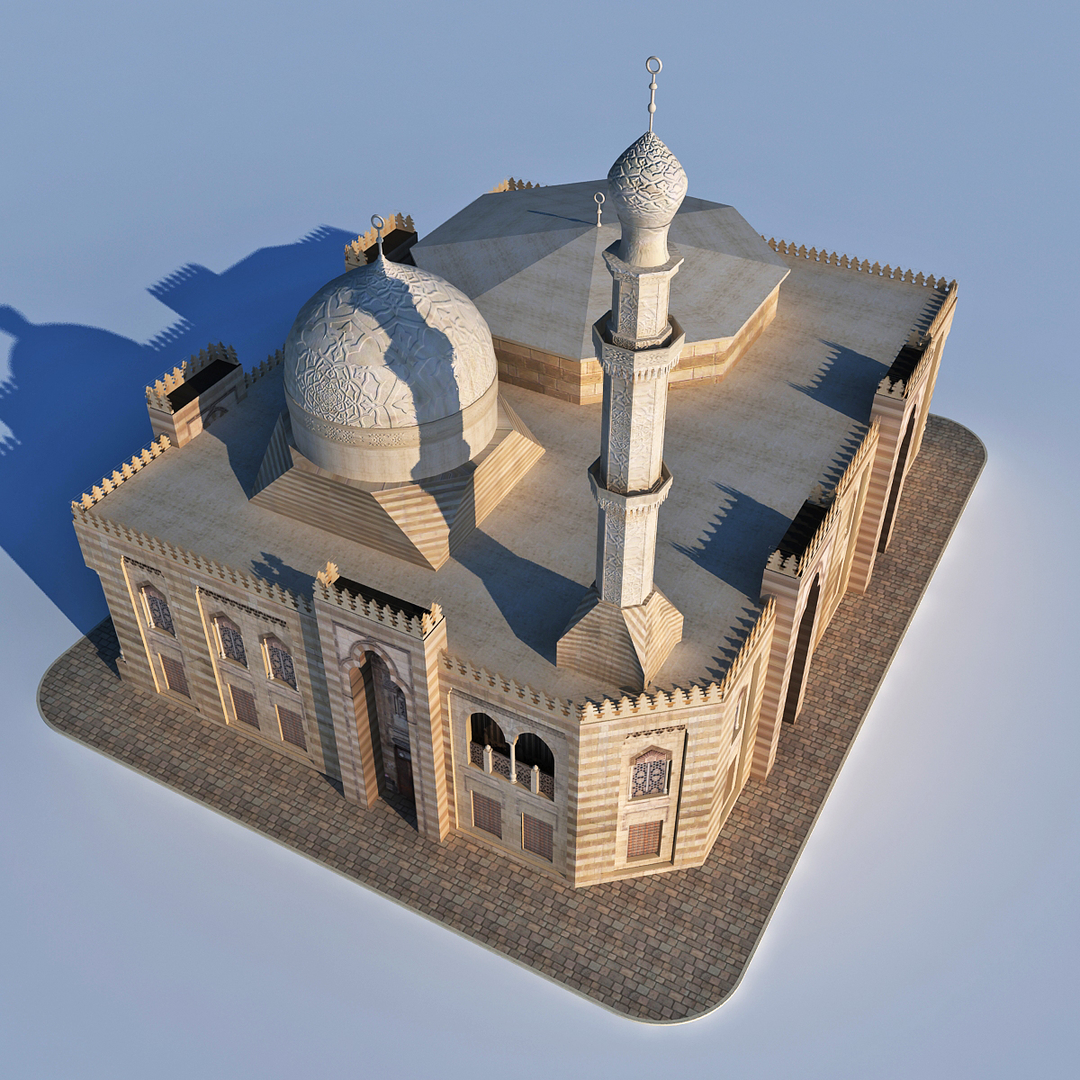 Old islamic mosque 3D model - TurboSquid 1561720