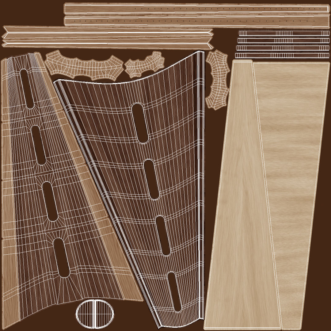 3D realistic lever harp - TurboSquid 1561887