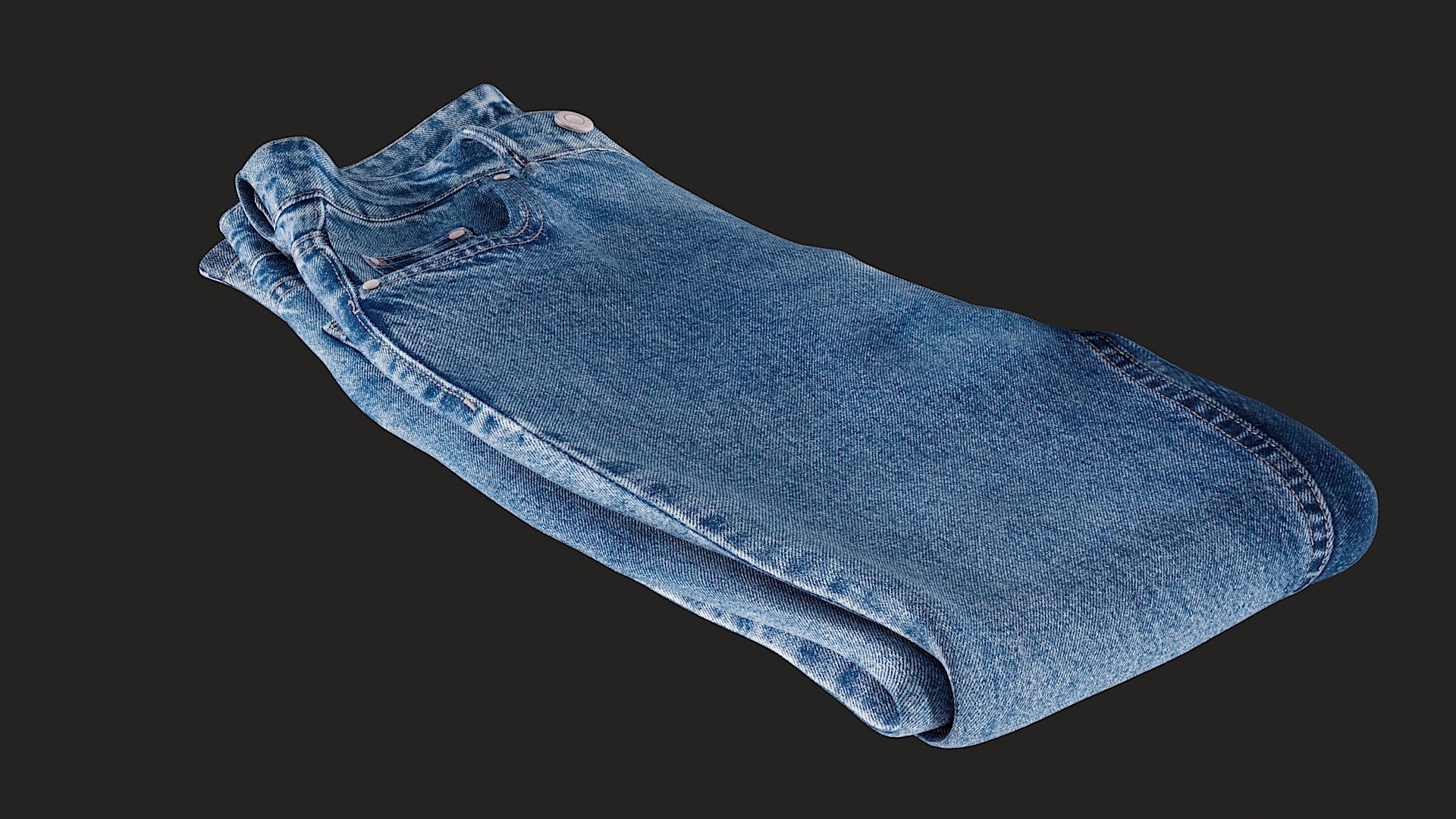 3D model realistic women s jeans - TurboSquid 1561940