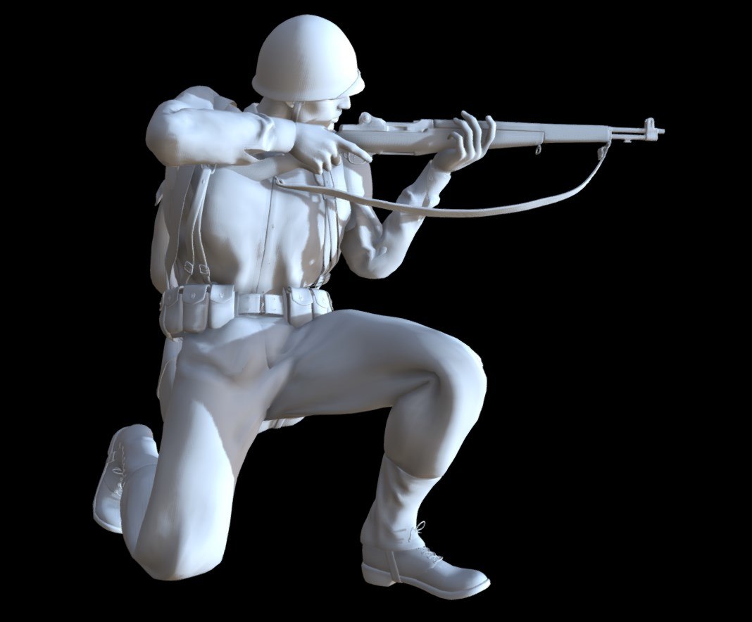 3D model soldier ww2 printable - TurboSquid 1562205