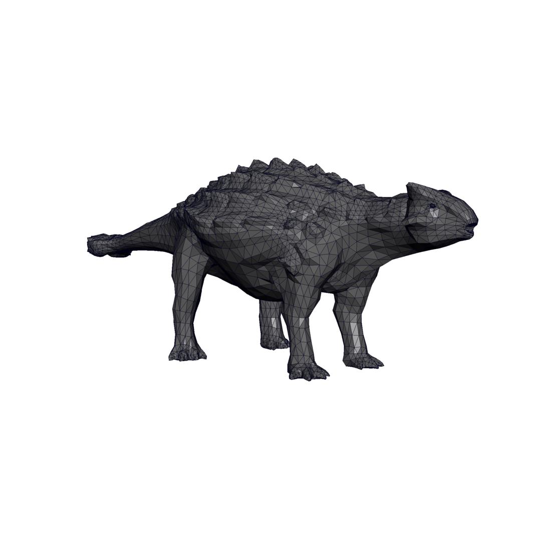 Animowany Dinozaur Ankylozaur Model 3D - TurboSquid 1562244
