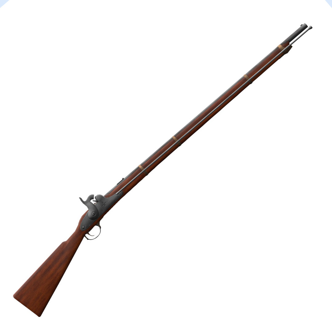 Musket 3D model - TurboSquid 1562302