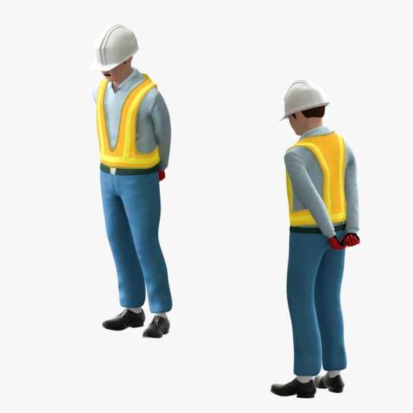 worker 01 3d max