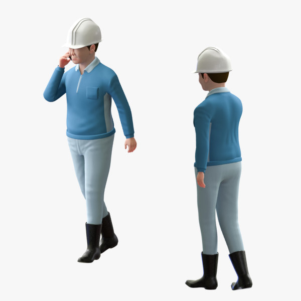 worker 01 3d max