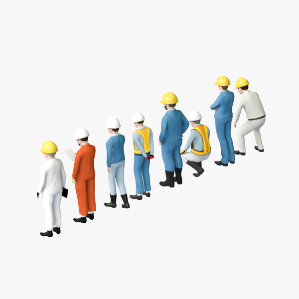 worker 01 3d max