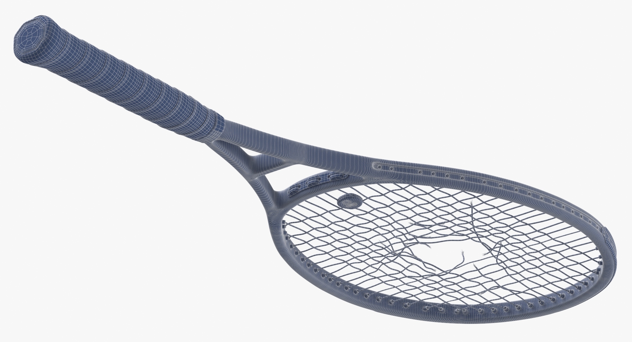 Tennis racket hole model - TurboSquid 1562459