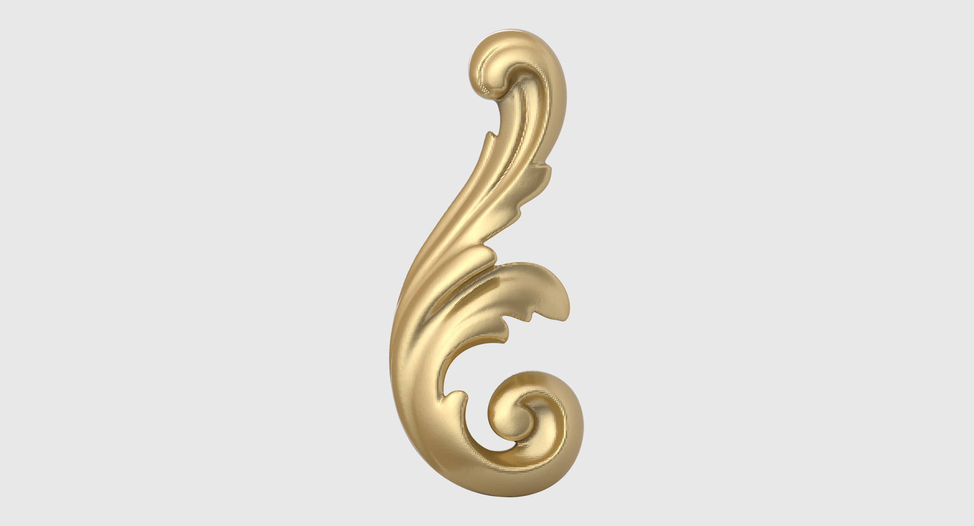 modèle 3D de Acanthus Leaf Scroll gratuit - TurboSquid 1558140