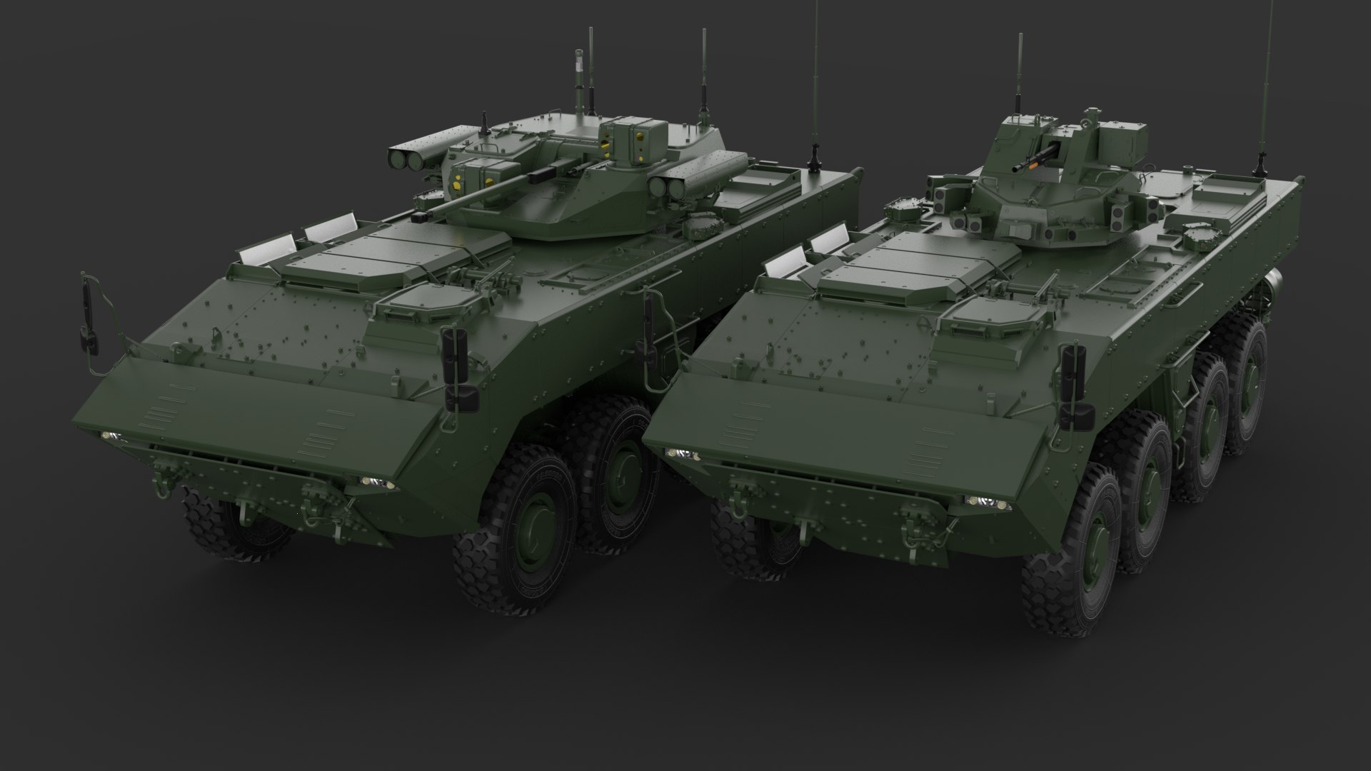 armored k-16 k-17 vehicle 3d max