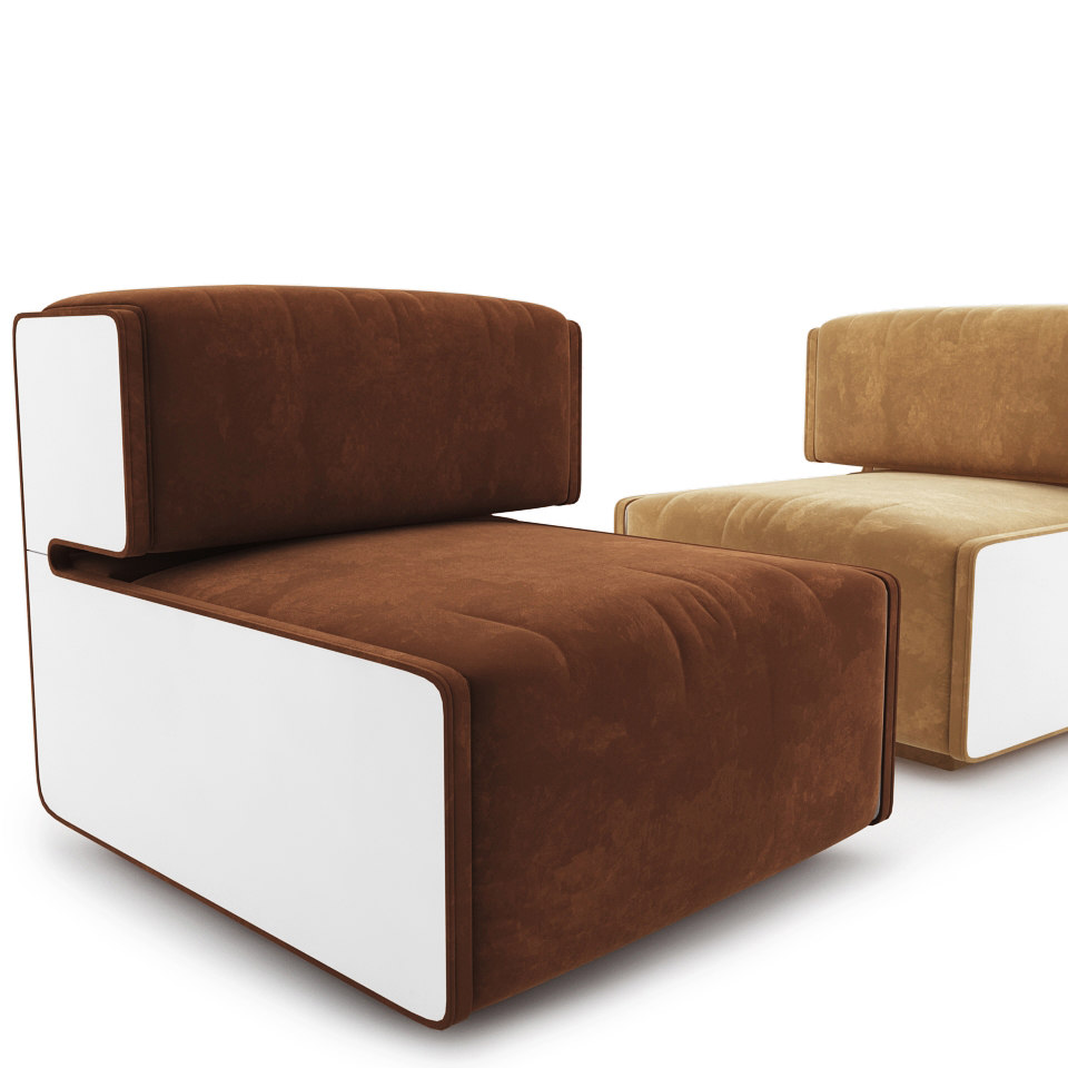 Pierre cardin lounge chairs 3D model - TurboSquid 1561391