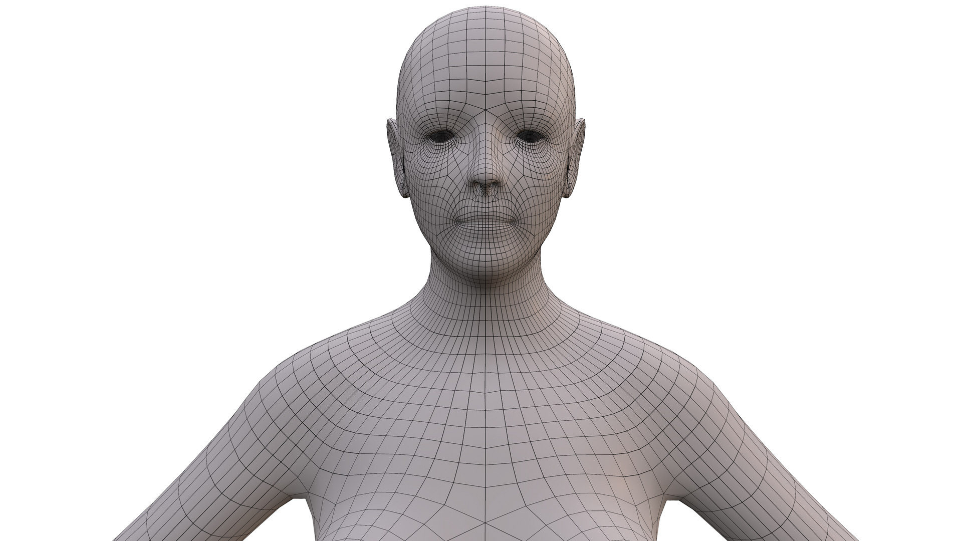Female basemesh 3D model - TurboSquid 1562735