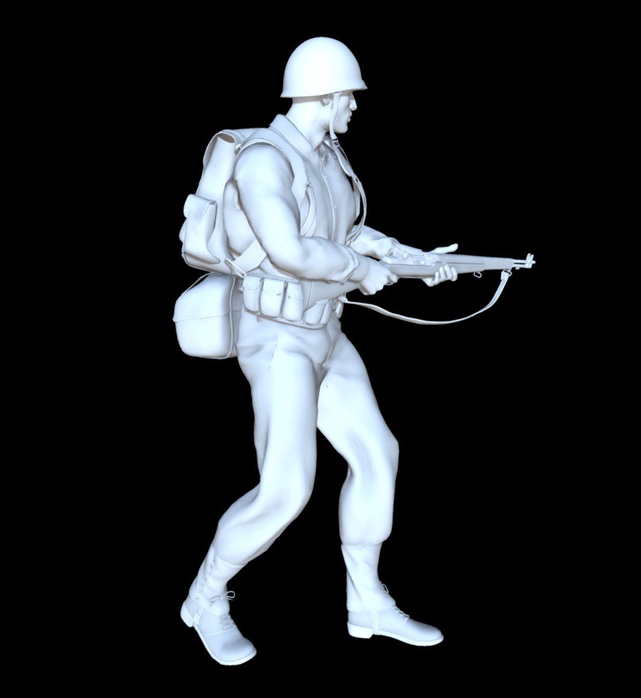 Soldier ww2 printable 3D model - TurboSquid 1562874