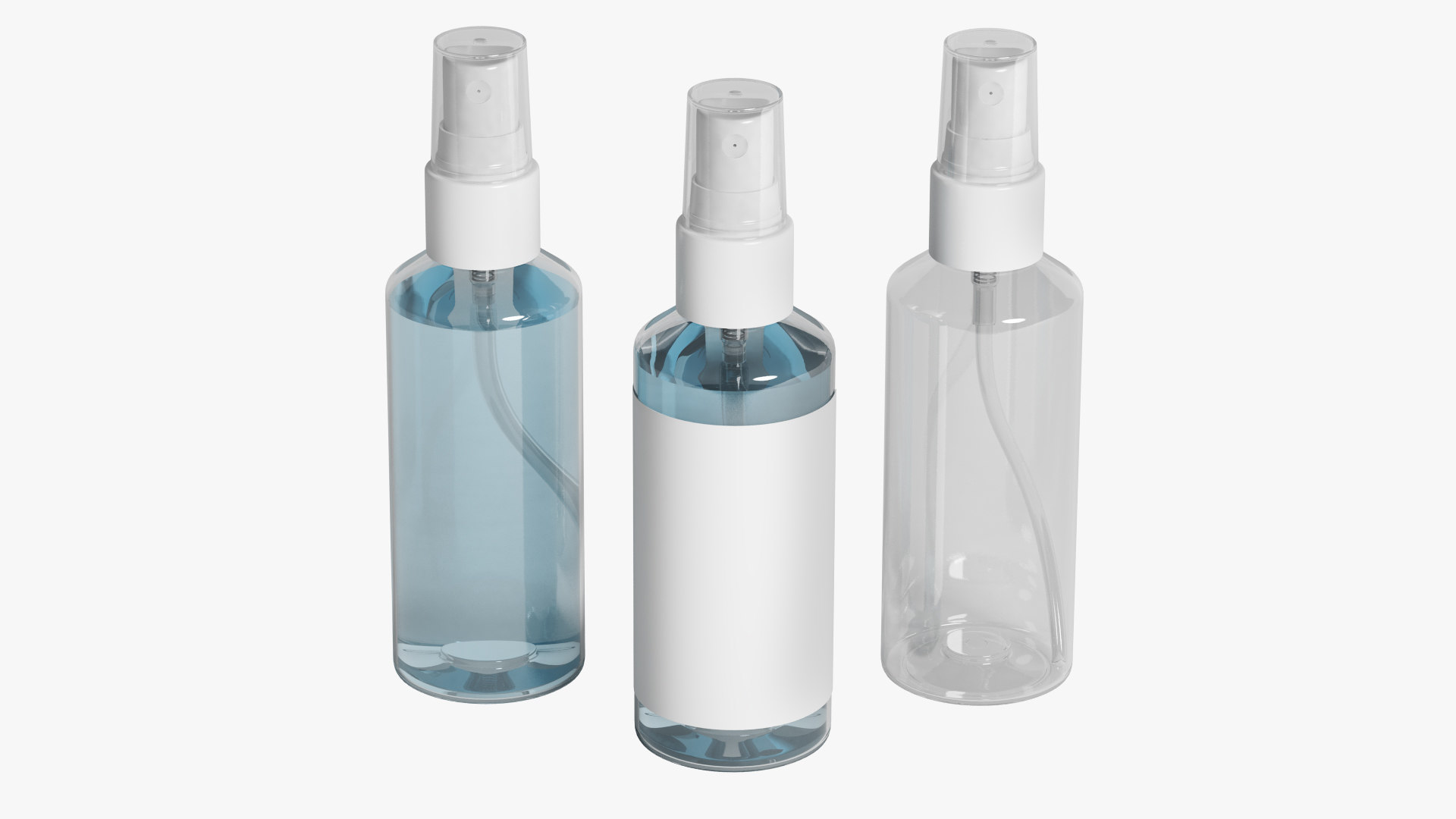 3D spray bottle 50 ml model - TurboSquid 1562956