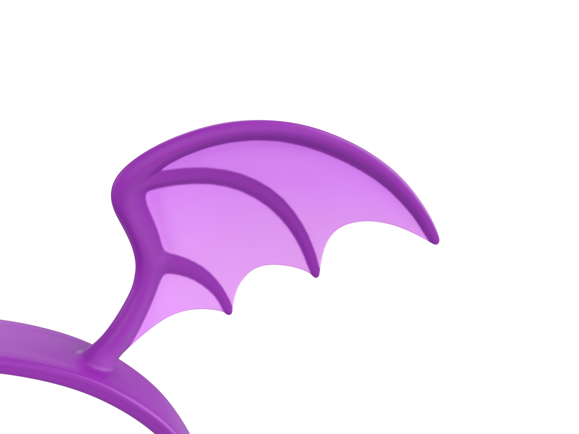 Bat wing headband 3D model - TurboSquid 1563065
