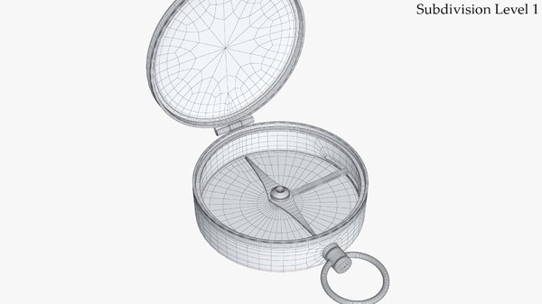 compass modeled 3d 3ds