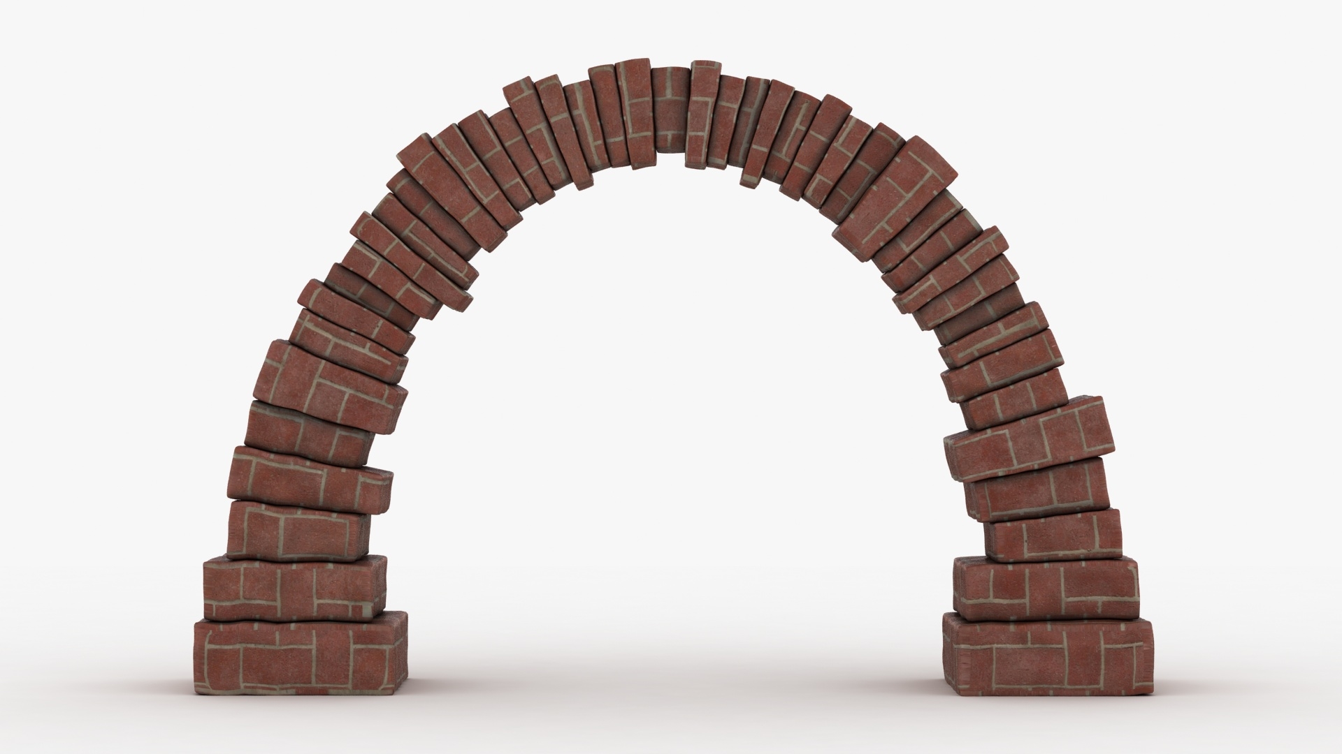 Realistic brick arch 3D - TurboSquid 1563678